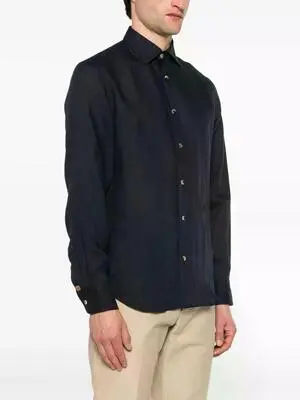 Jacob Cohen Linen Shirt - Blue