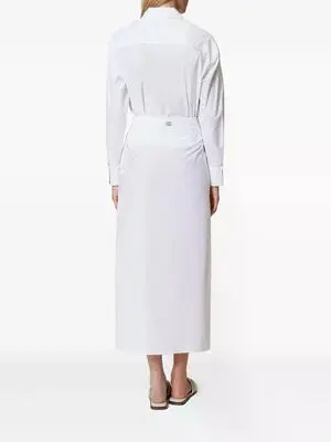 TWINSET Poplin Wrap Skirt
