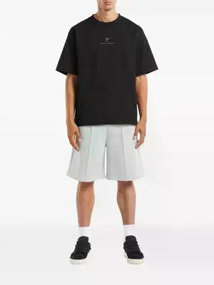 GIUSEPPE ZANOTTI Cotton Track Shorts - Grey