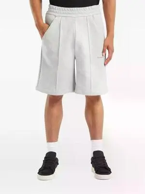 GIUSEPPE ZANOTTI Cotton Track Shorts - Grey