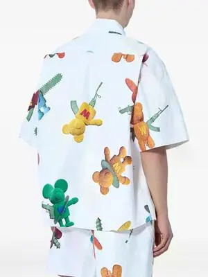 WALTER VAN BEIRENDONCK Graphic-print Shirt