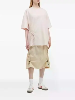MUSIUM DIV. Drawstring-detail Midi Skirt - Neutrals