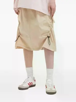 MUSIUM DIV. Drawstring-detail Midi Skirt - Neutrals