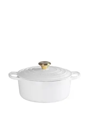 LE CREUSET Cast Iron Cocotte 24cm - White