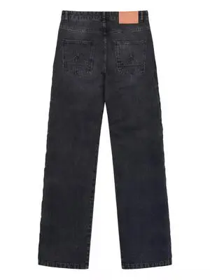 ROUGH. High-waisted Straight-leg Jeans