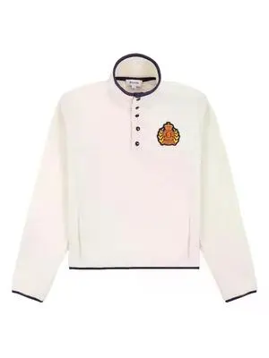 SPORTY & RICH Logo Patch Sweatshirt - White
