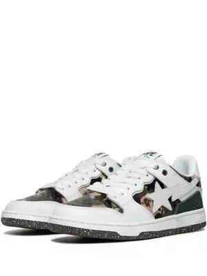 A Bathing Ape Printed Shoes For Men