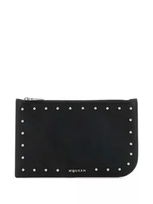Alexander McQueen Leather Wallet - Black