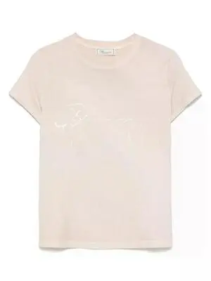 Blumarine Logo Jersey T-shirt
