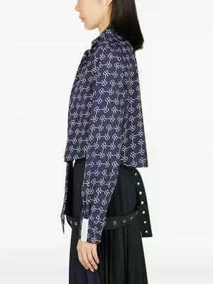 Rokh Monogram-pattern Shirt