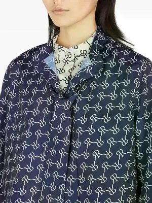 Rokh Monogram-pattern Shirt