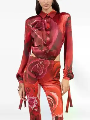 Roberto Cavalli Abstract-print Bodysuit