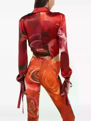 Roberto Cavalli Abstract-print Bodysuit