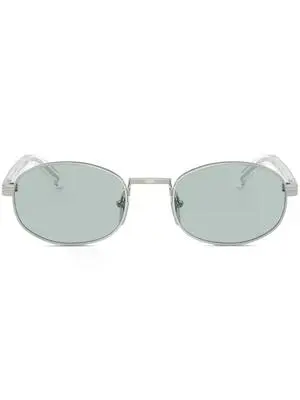Prada Oval-frame Sunglasses - Silver