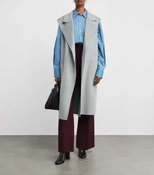 WOLK MORAIS Cashmere On Set Wrap Coat