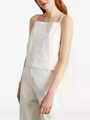Sportmax Cropped Poplin Top