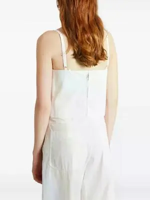 Sportmax Cropped Poplin Top