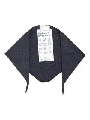 Extreme Cashmere Knitted Bandana - Grey