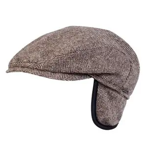 WIGENS Wigens Shetland Wool Ivy Cap With Earflaps Light Brown