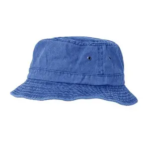 WIGENS Wigens Washed Cotton Bucket Hat Blue
