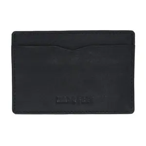 MADE FREE Leather Card Wallet - Black