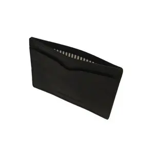 MADE FREE Leather Card Wallet - Black