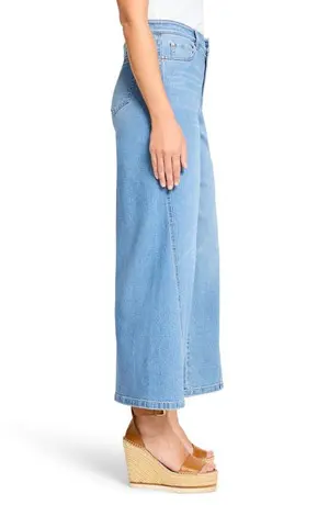 NIC+ZOE Forward Seam Weekend Wide Leg Ankle Jeans