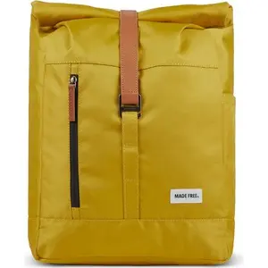 MADE FREE Roll Top Backpack - Mustard