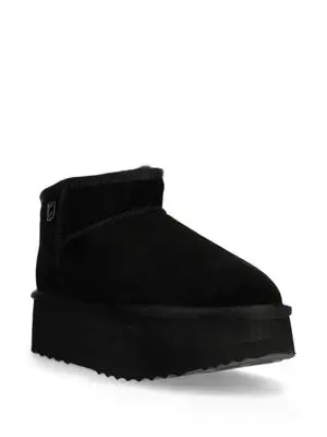 Liu Jo Suede Ankle Boots - Black