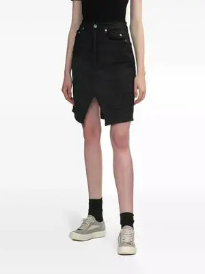 Rick Owens Denim Skirt - Black