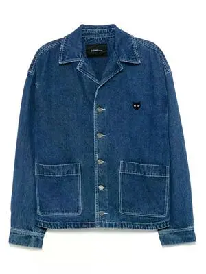 SONGZIO Open-collared Denim Jacket