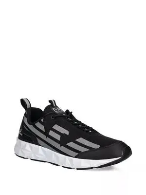 EA7 Kombat Mesh-panel Sneakers - Black