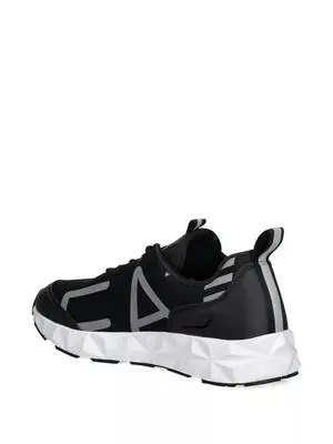 EA7 Kombat Mesh-panel Sneakers - Black