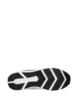 EA7 Kombat Mesh-panel Sneakers - Black