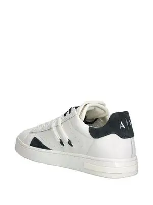 Armani Exchange Leather Panelled Trainers