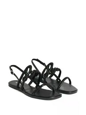 Karl Lagerfeld Olympia Beaded Sandals