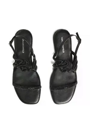 Karl Lagerfeld Olympia Beaded Sandals