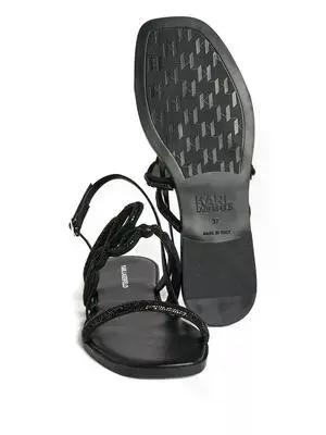 Karl Lagerfeld Olympia Beaded Sandals