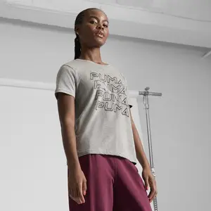 PUMA Graphics Repeat Relaxed-fit T-shirt - Gray