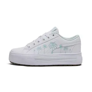PUMA Kaia 2.0 Palm Resort Sneakers - White- White-safe Lake