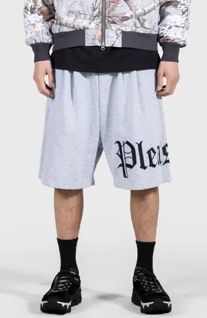 Pleasures Logo Shorts For Men
