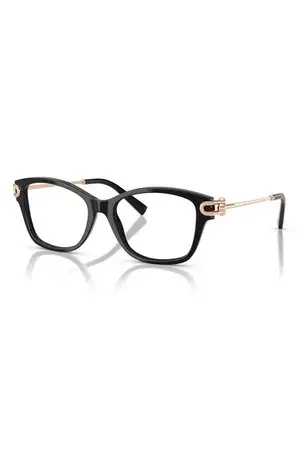 Tiffany & Co. 53mm Butterfly Optical Glasses - Black /demo Lens