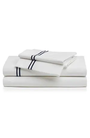 PETITE PLUME Signature Collection Sheet Set - White