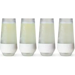 HOST Champagne Freeze Cooling Cup Set Of 4 - Glitter