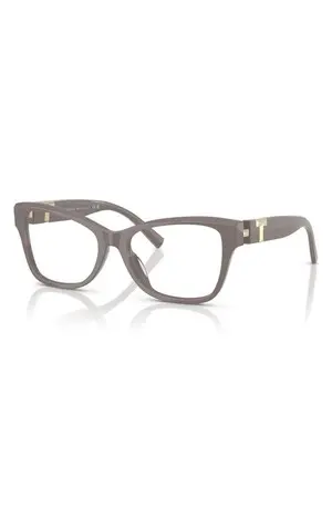 Tiffany & Co. 54mm Butterfly Eyeglasses - Chocolate Truffle / Demo Lens