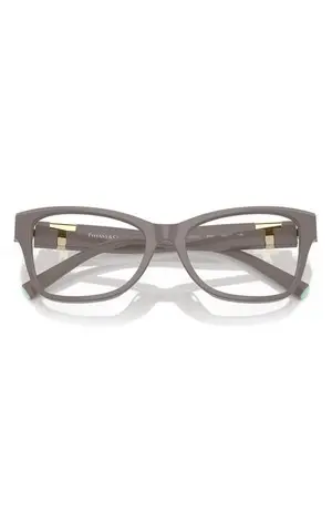 Tiffany & Co. 54mm Butterfly Eyeglasses - Chocolate Truffle / Demo Lens