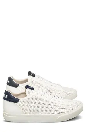 Clae Bradley Knit Low Top Sneakers - White Navy Cactus