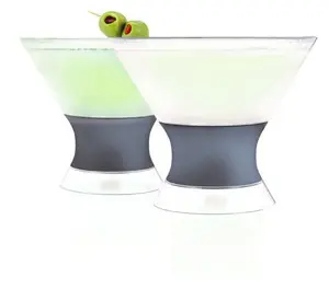 HOST Martini Freeze Cooling Cup Set Of 2 - Gray