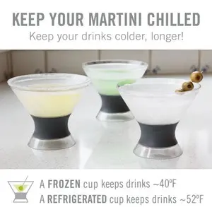 HOST Martini Freeze Cooling Cup Set Of 2