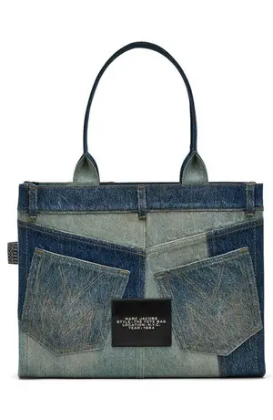 Marc Jacobs Large Denim Tote Bag